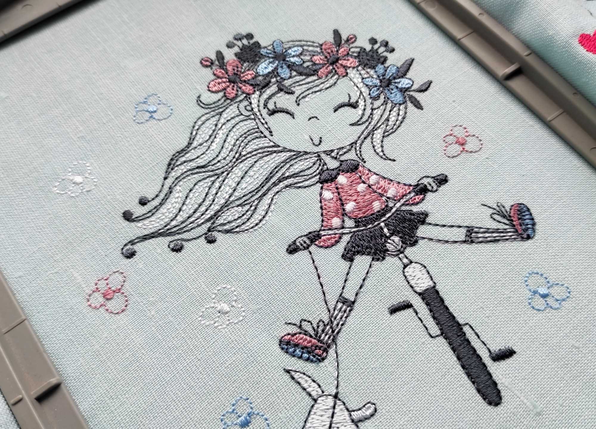 Embroidery Design Girl Embroidery Designs Baby | Etsy