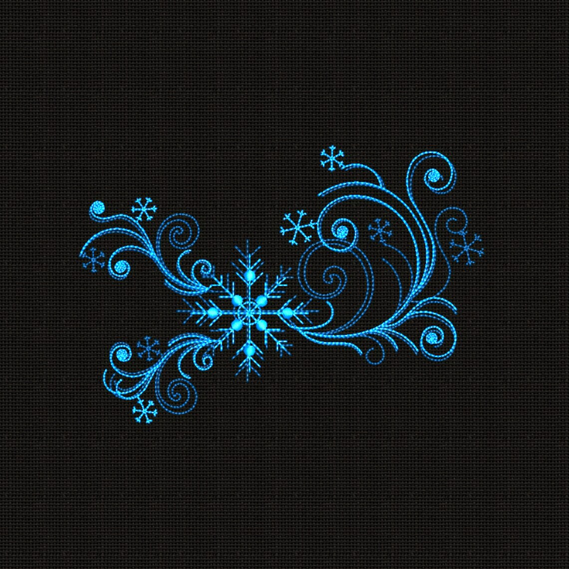 Embroidery Designs Snowflake Embroidery Design Winter - Etsy
