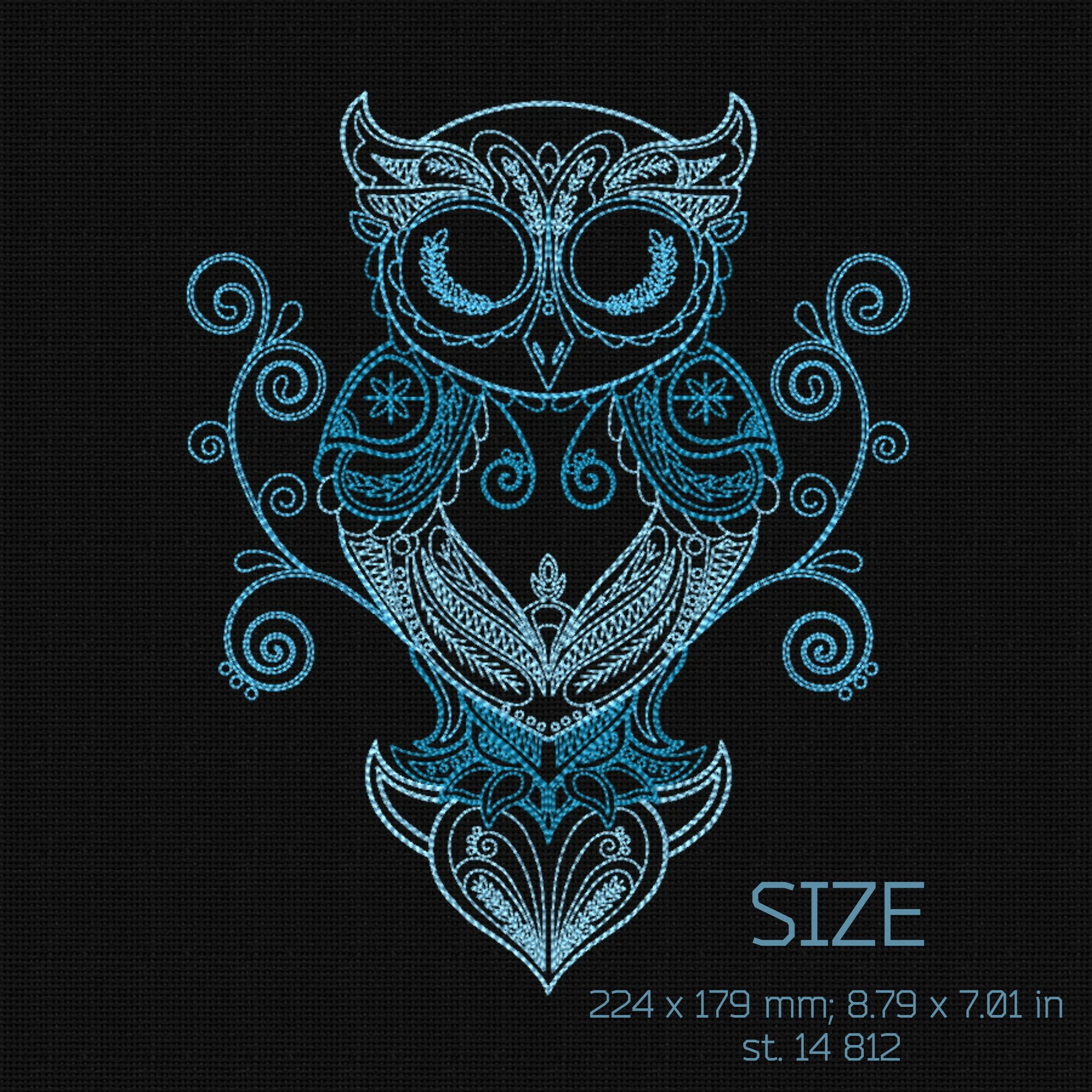 Embroidery Designs Owl Embroidery Design - Etsy