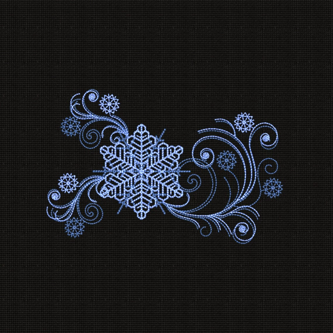 Embroidery Design Snowflake Embroidery Designs - Etsy