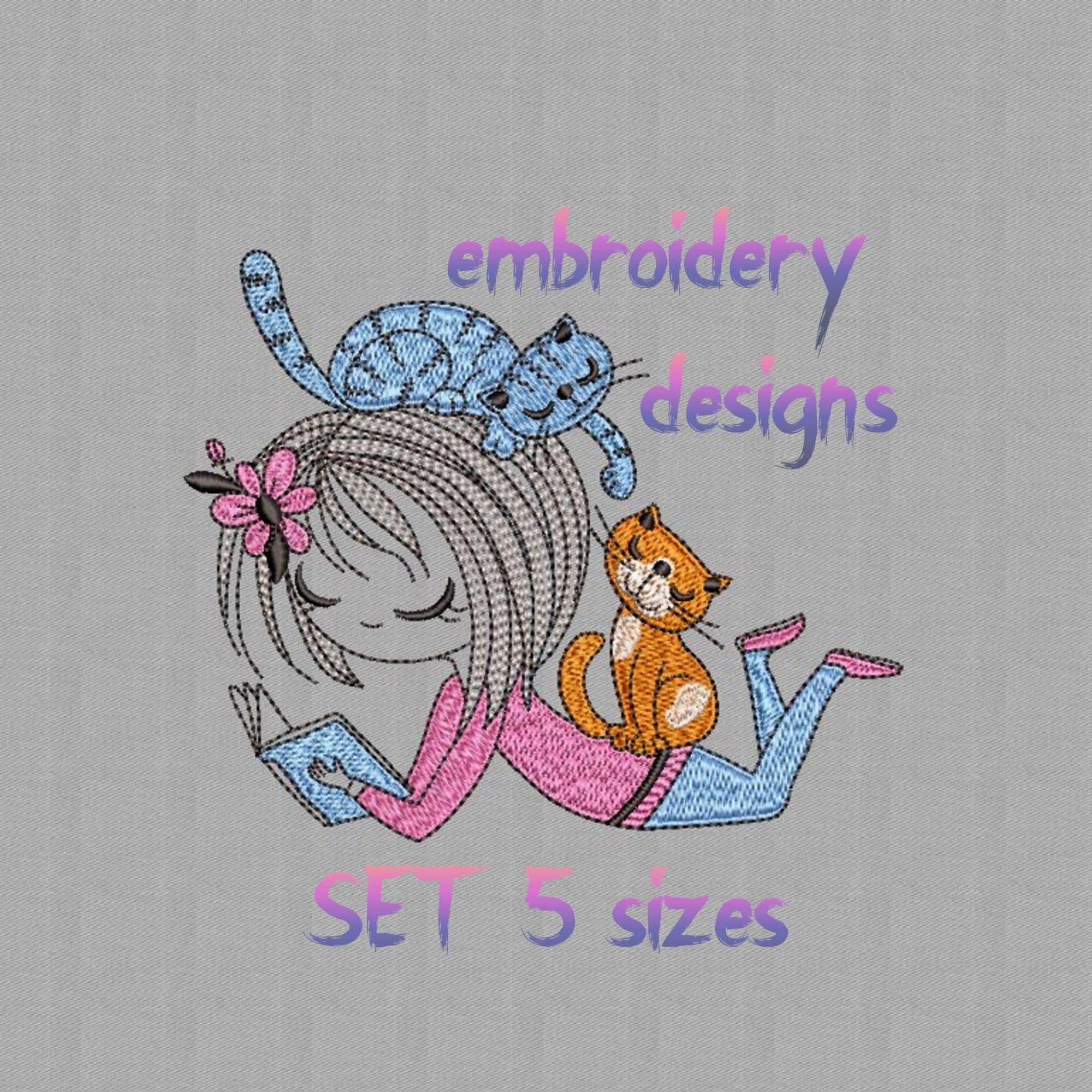 Embroidery Designs Girl Embroidery Design Baby | Etsy