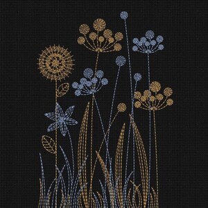 Embroidery Design Cottagecore Wild Embroidery Designs Wildflowers ...
