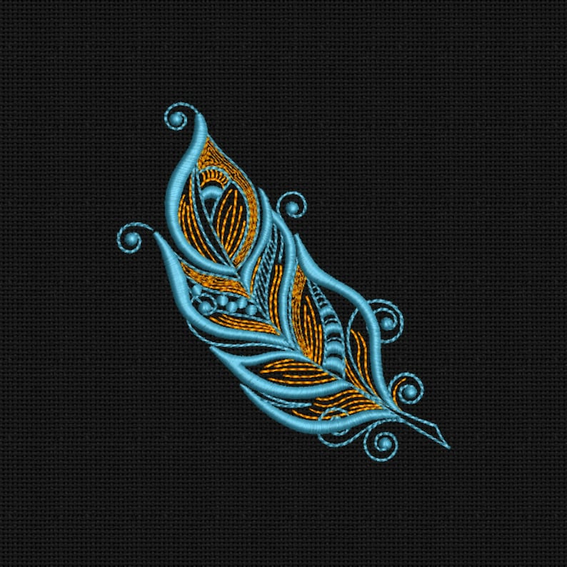 Embroidery Designs Feather - Etsy