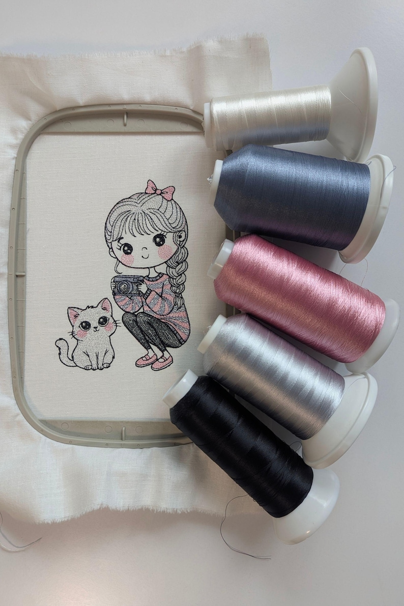 Doll Style Girl Design Set | Character Collection | Machine Embroidery ...