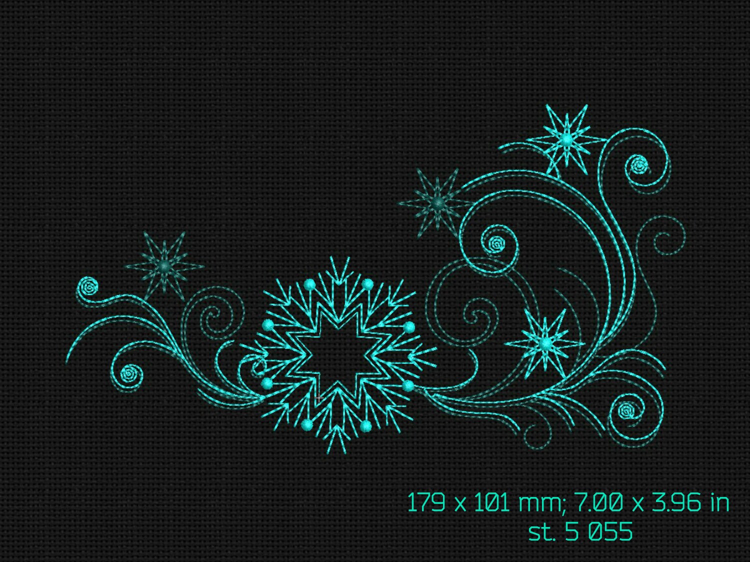 Embroidery Design Snowflake Embroidery Designs - Etsy