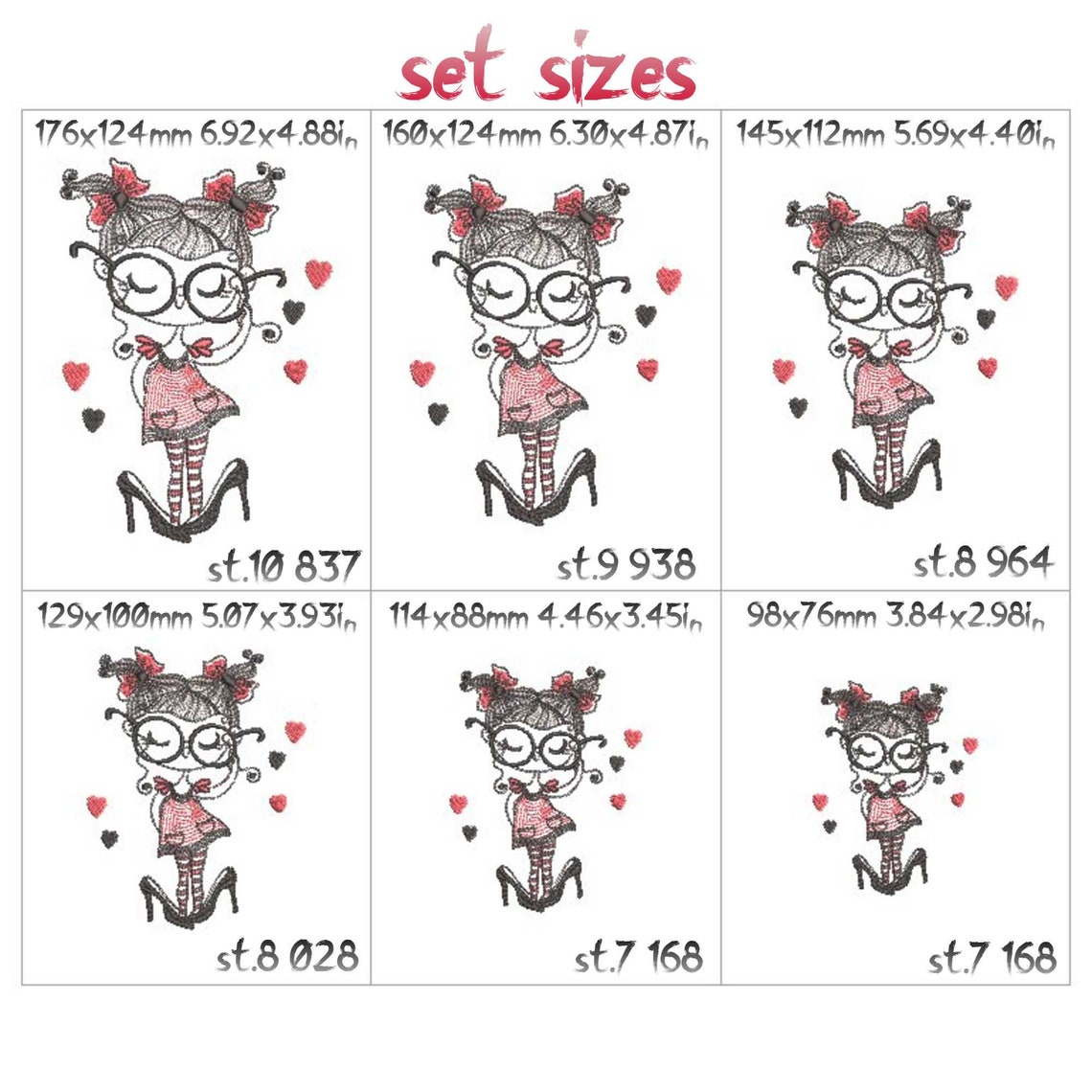 Embroidery Design Girl Embroidery Designs Cute Baby - Etsy