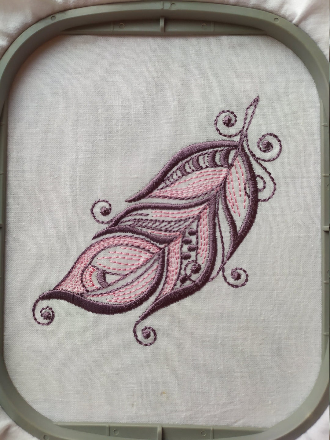 Embroidery Designs Feather Embroidery Design - Etsy