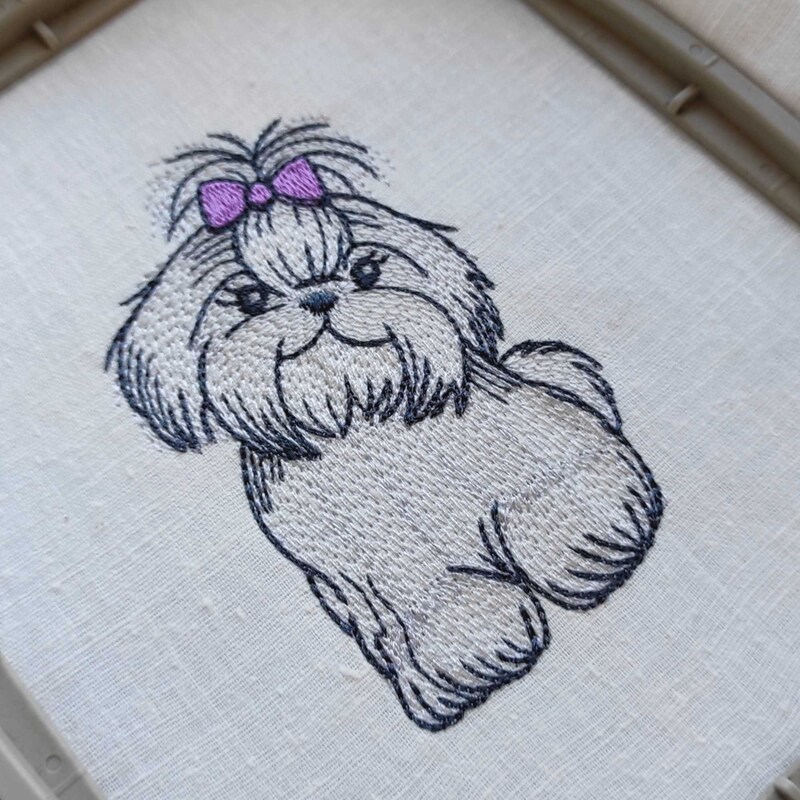 Dog Embroidery - Etsy