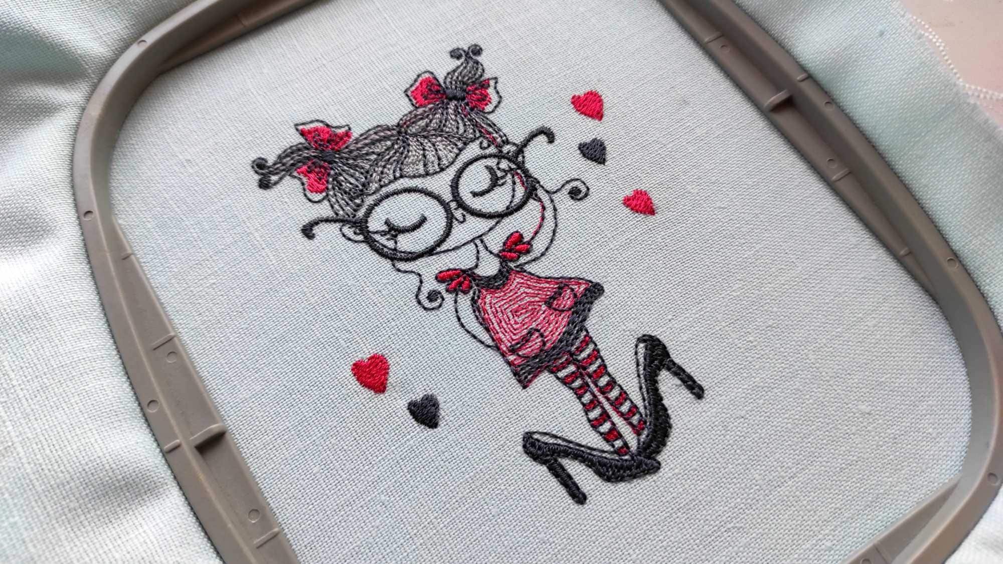 Embroidery Design Girl Embroidery Designs Cute Baby - Etsy