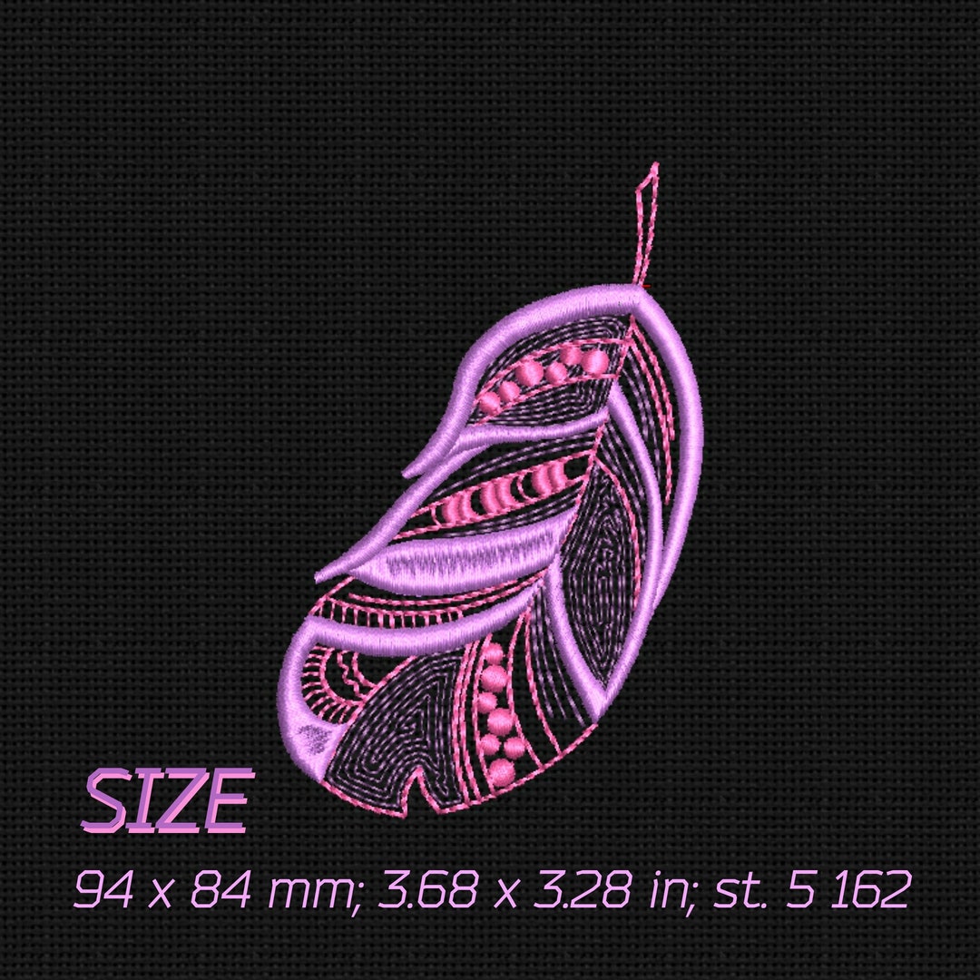 Embroidery Design Feather Embroidery Designs Machine Embroidery Digital ...