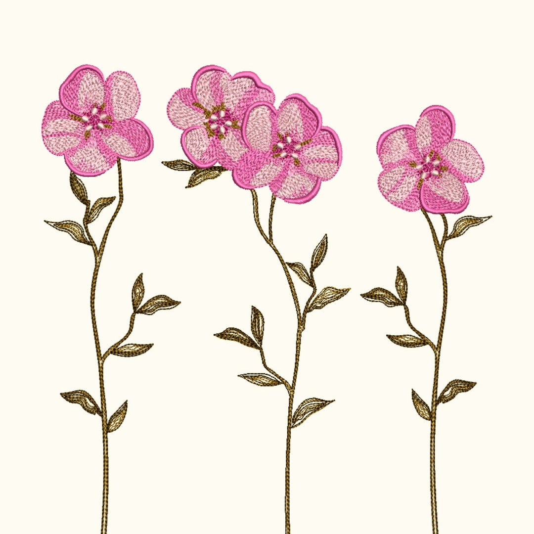 Embroidery Design Sakura Embroidery Designs - Etsy