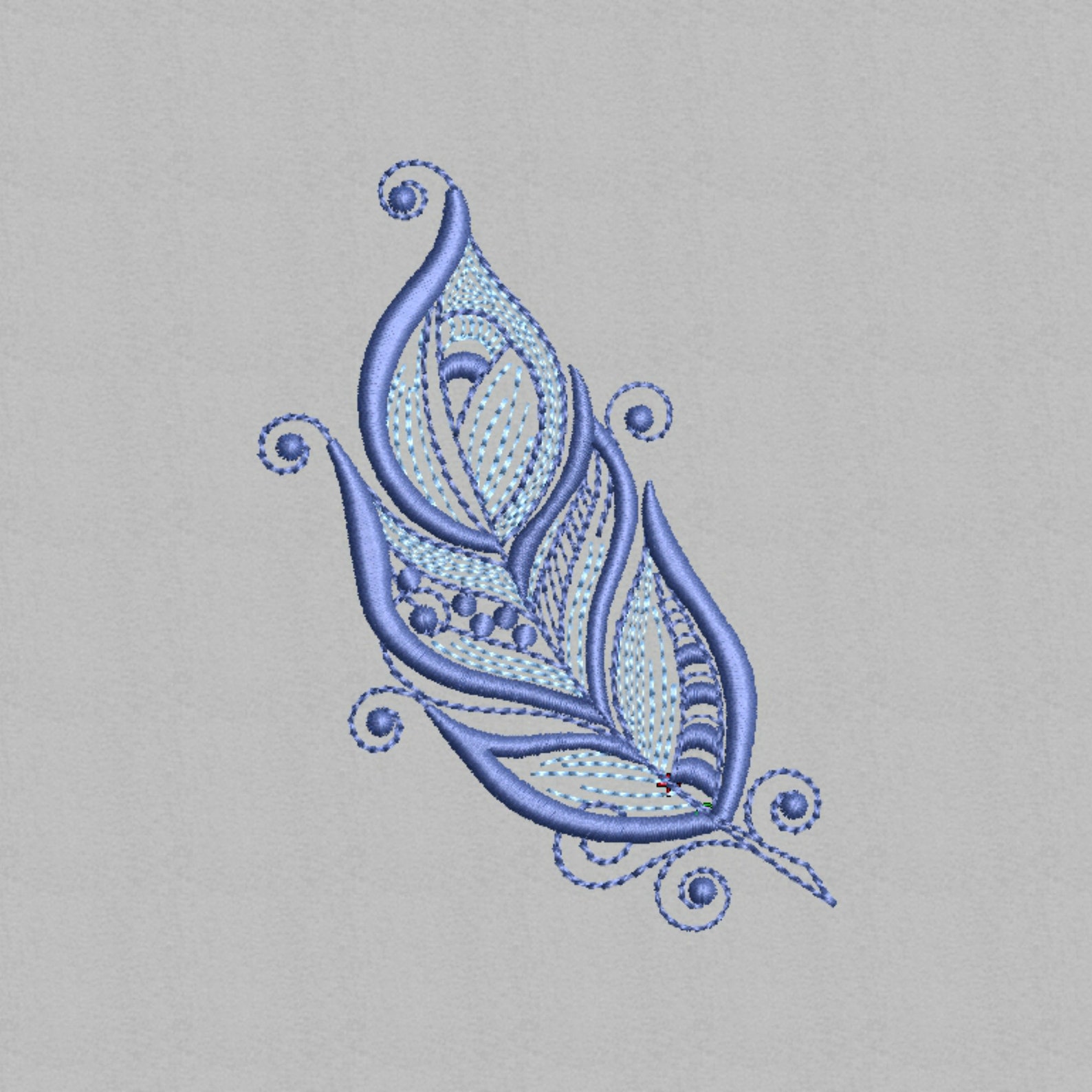 Embroidery Designs Feather Embroidery Design - Etsy