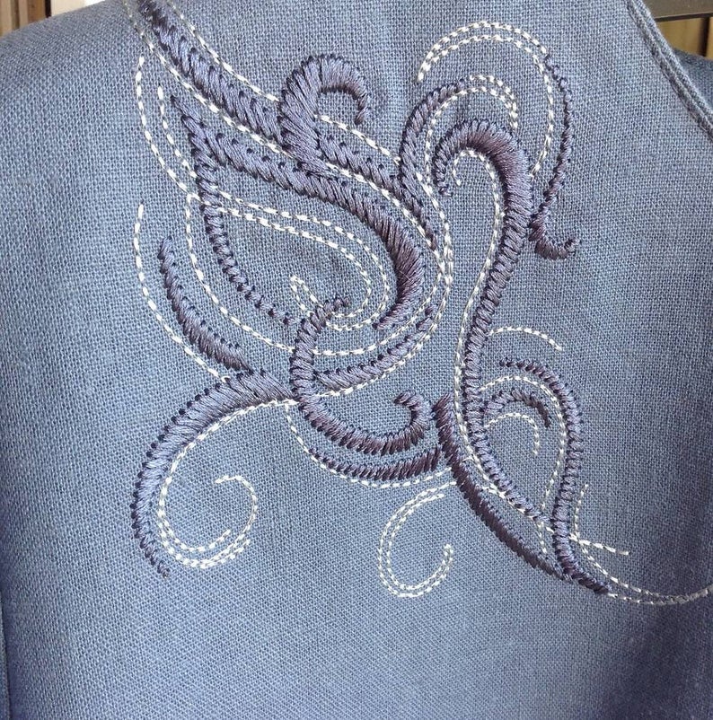 Abstract Machine Embroidery Design | 5x7 Hoop Digital File | Modern ...