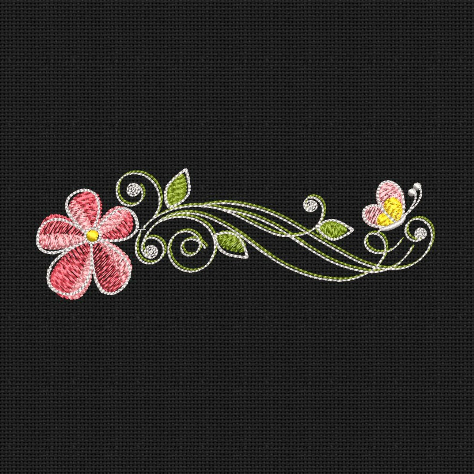 Embroidery Design Flower Embroidery Designs Floral - Etsy