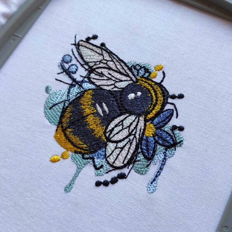 Embroidery Design Bee Embroidery Designs - Etsy