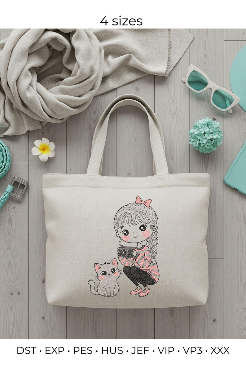 Doll Style Girl Design Set | Character Collection | Machine Embroidery ...