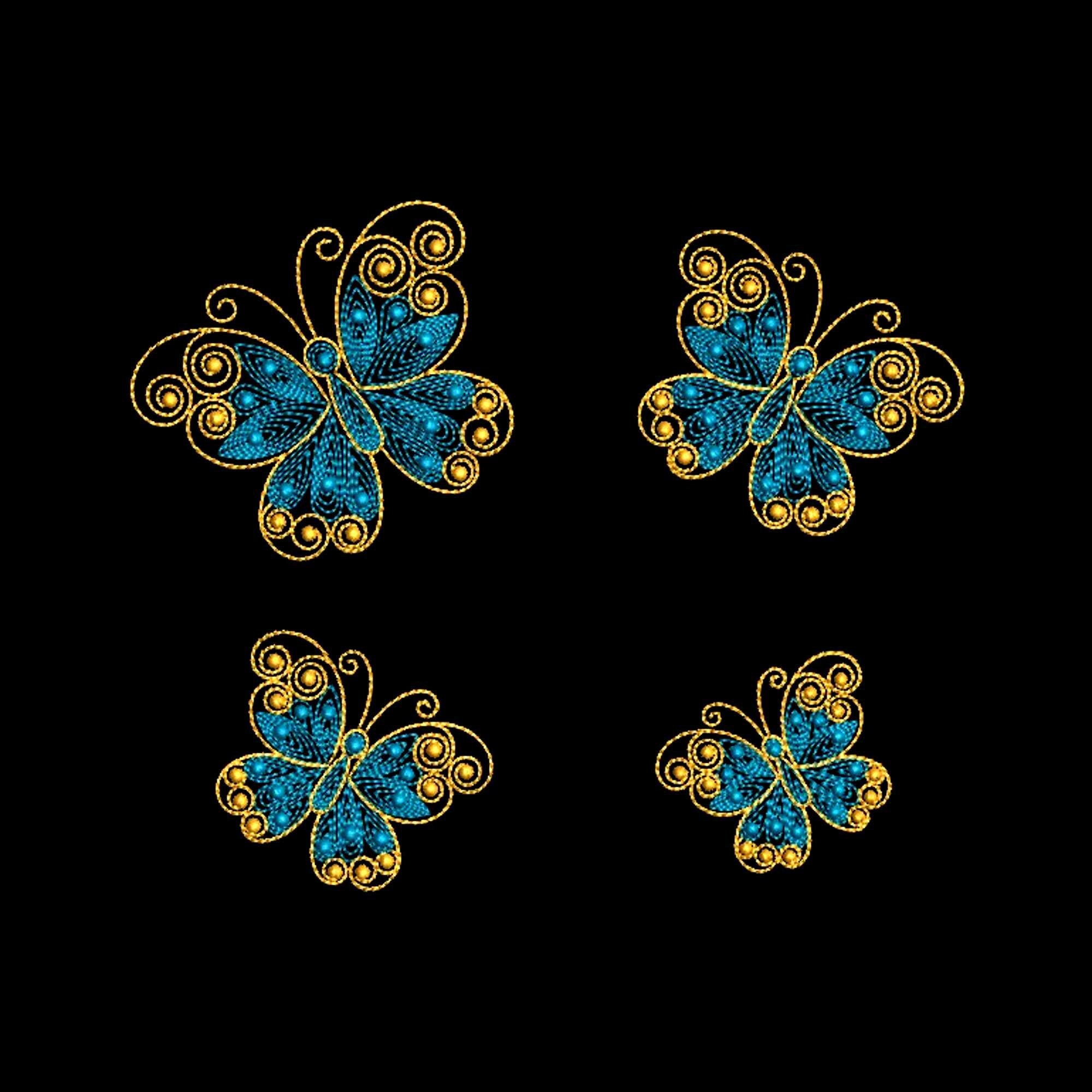 Embroidery Design Butterfly Embroidery Designs - Etsy