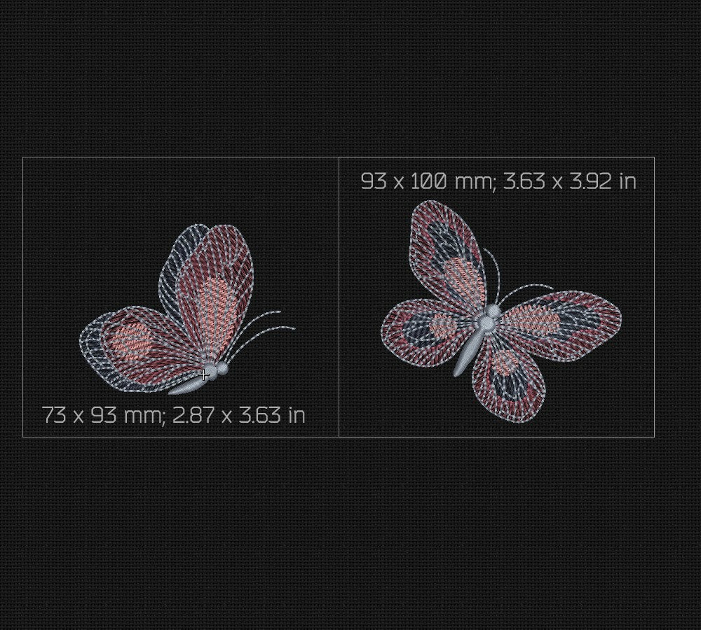 Embroidery Design Butterfly Embroidery Designs | Etsy