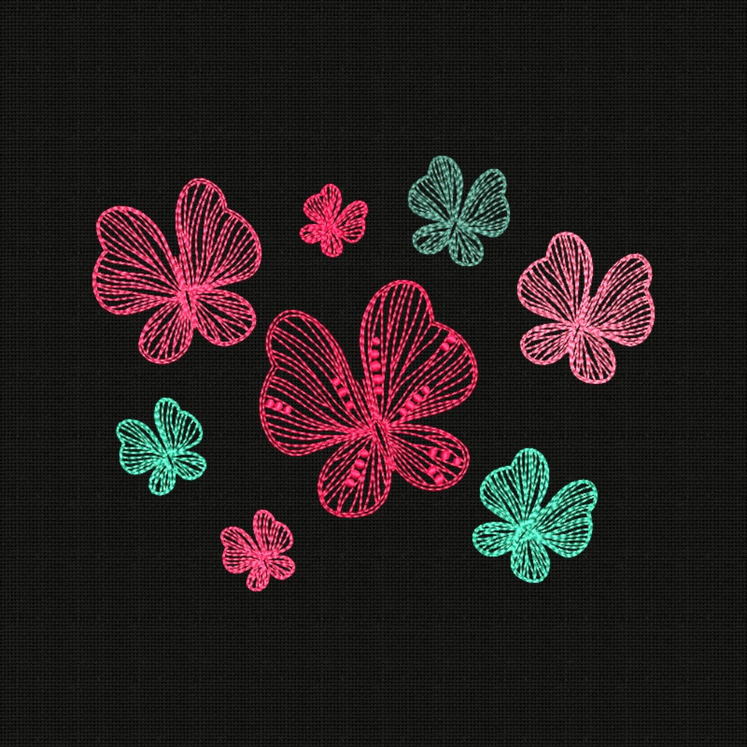 Embroidery Design Butterfly Embroidery Designs - Etsy
