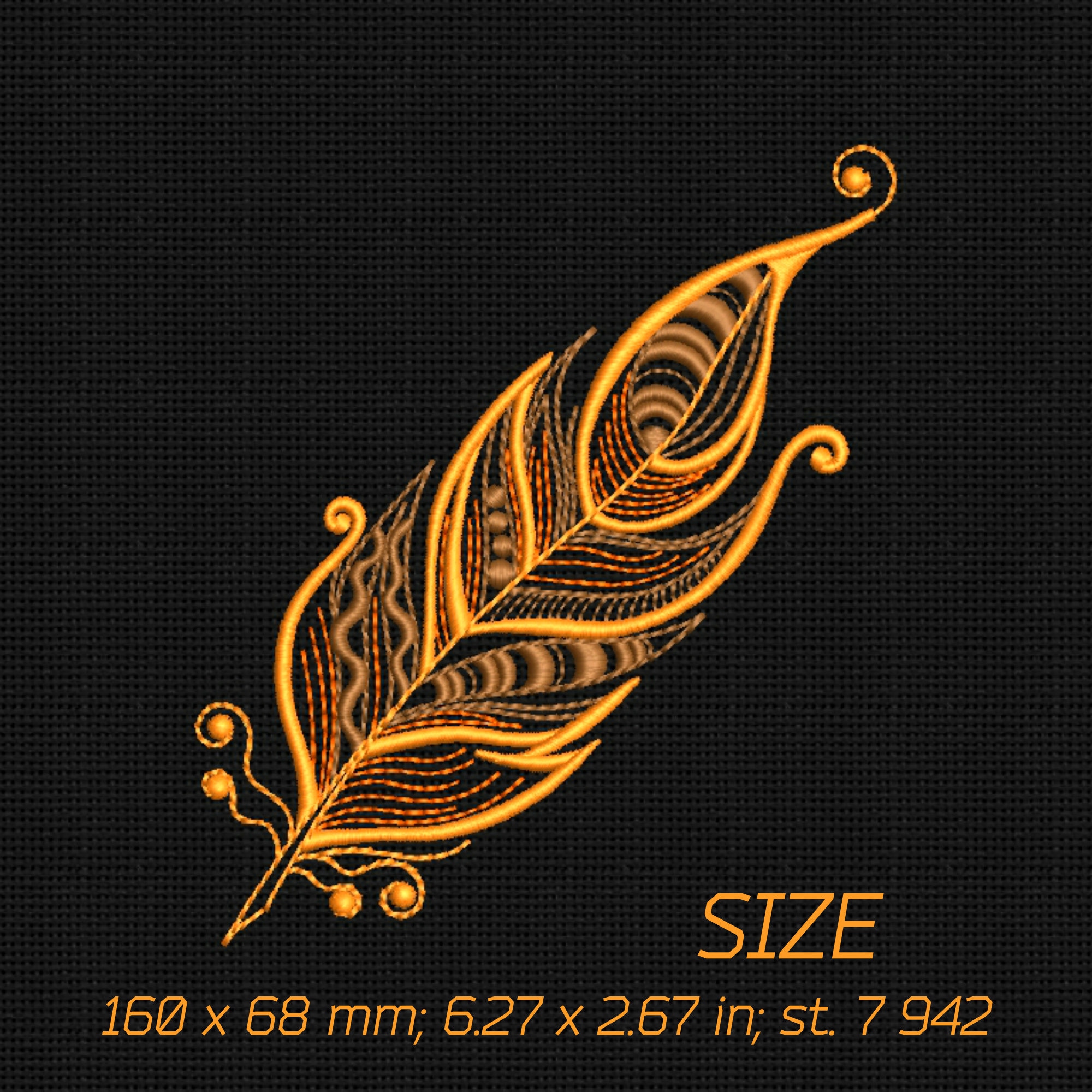 Embroidery Design Feather Embroidery Designs Bird - Etsy