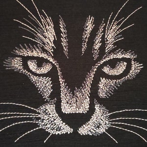 Embroidery Designs Cat Embroidery Design Pets Digital Embroidery File ...