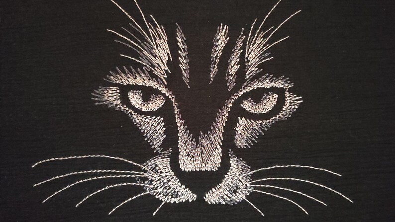 Embroidery Designs Cat Embroidery Design Animals - Etsy