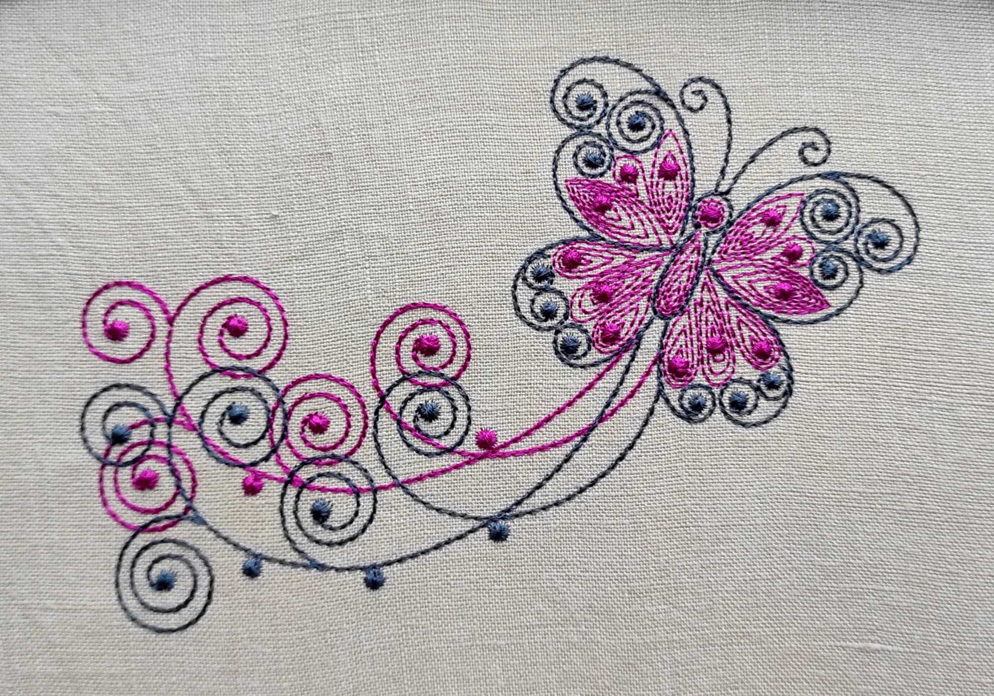 Embroidery Design Butterfly Embroidery Designs - Etsy