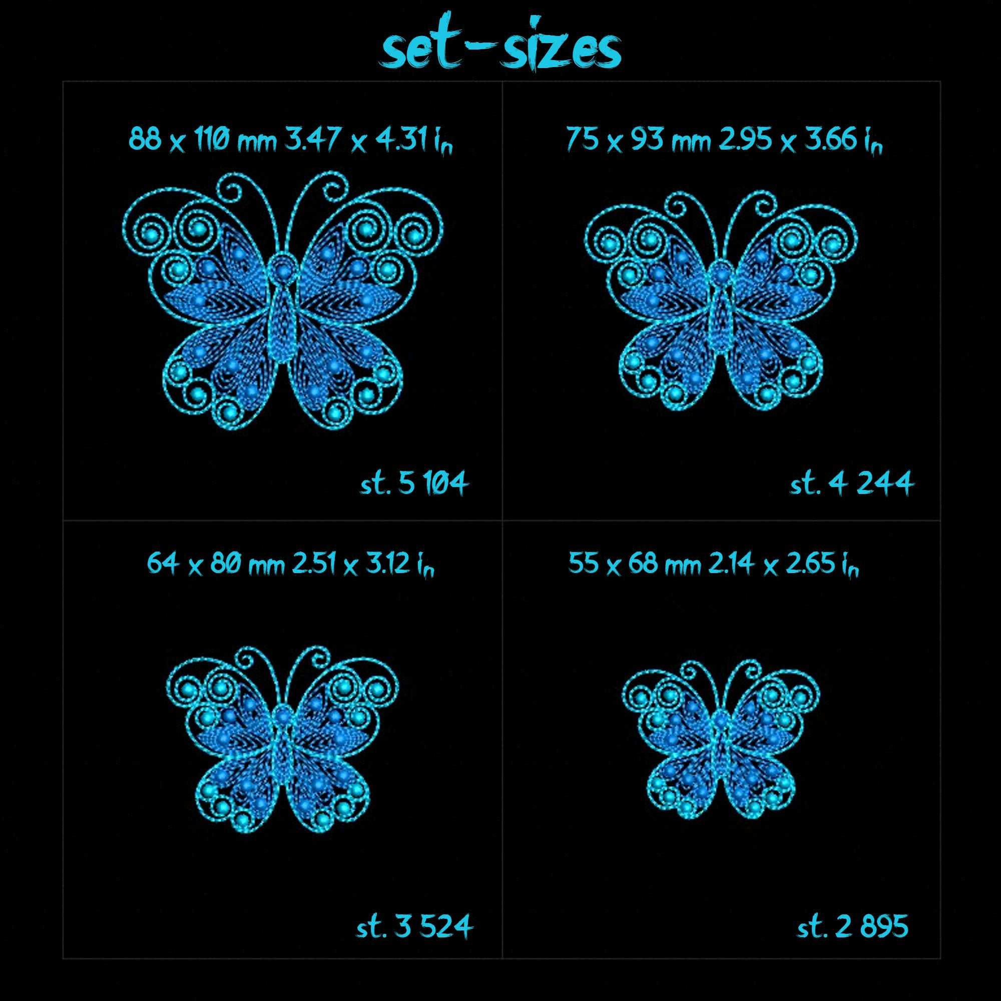 Embroidery Design Butterfly Embroidery Designs - Etsy