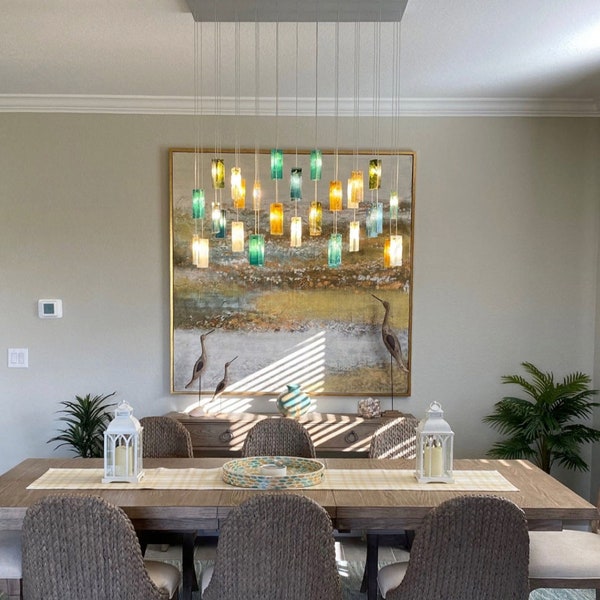 Sea Glass Light Fixtures - Etsy
