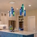Sea Glass Kitchen Décor. Blown Glass Pendant Lights for - Etsy