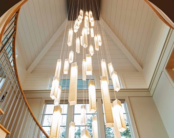 Sea Glass Kitchen Décor. Blown Glass Pendant Lights for - Etsy