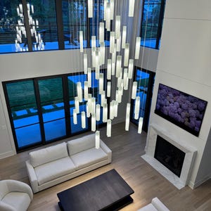 Large Chandelier for High Ceiling Spaces. Extra Large Living Room ...