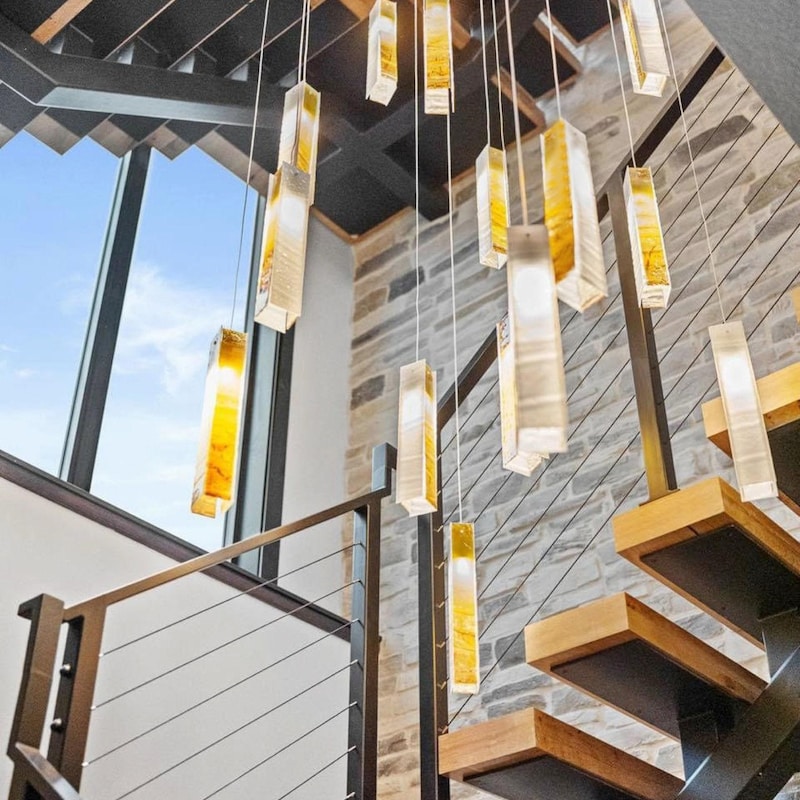 Long Staircase Pendant - Etsy