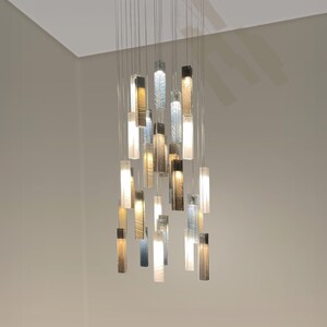 Farmhouse Chandelier I Earthy Room Decor I Pendant Chandelier I Rustic ...