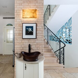 Modern Wall Décor Sconce Light Rustic yet Contemporary Fused - Etsy