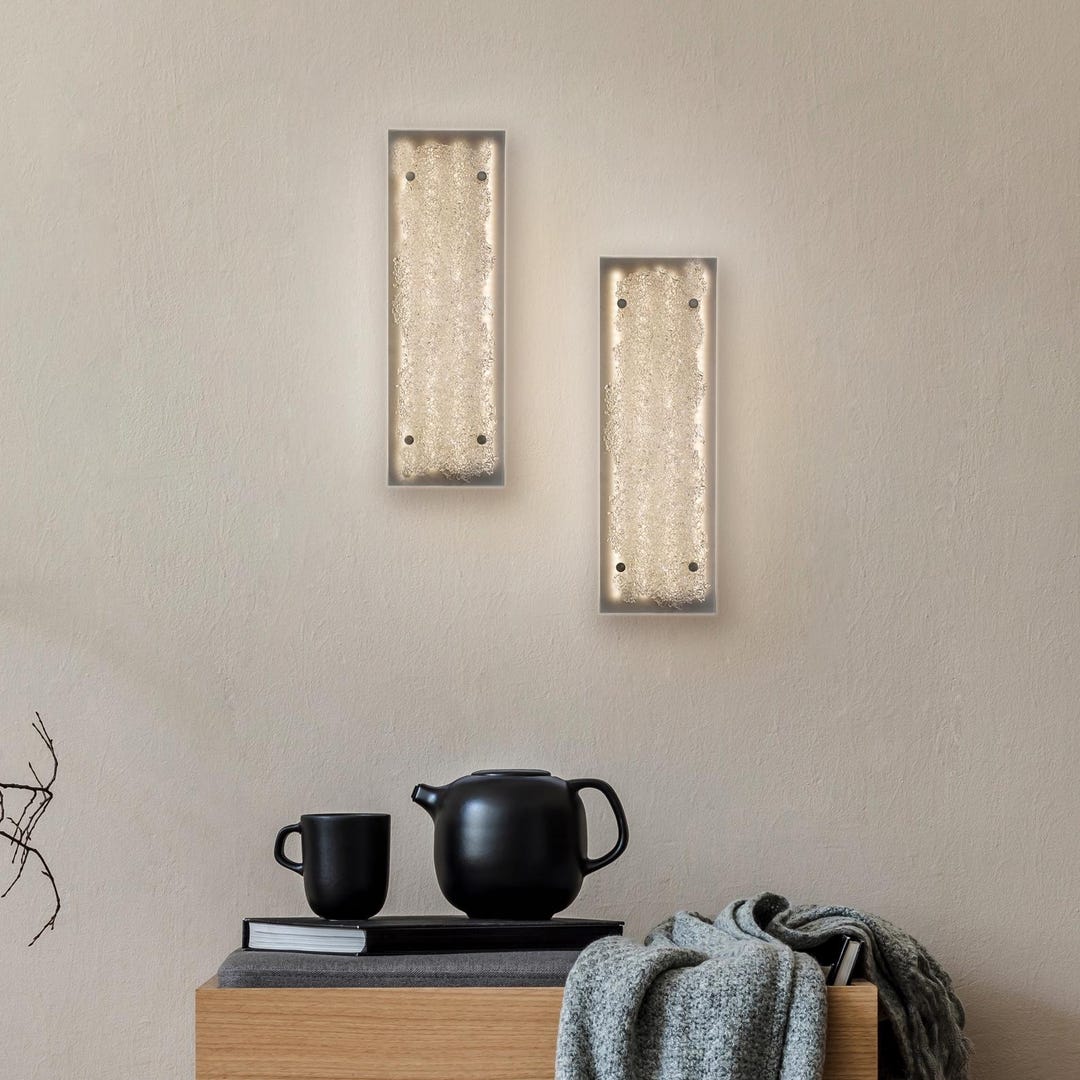 Stain Glass Panel I Stain Glass Lamp I Wall Sconce Light I 4 Sizes - Etsy