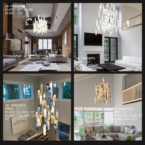 High Ceiling Light I Custom Room Lighting I Great Room Lighting I ...