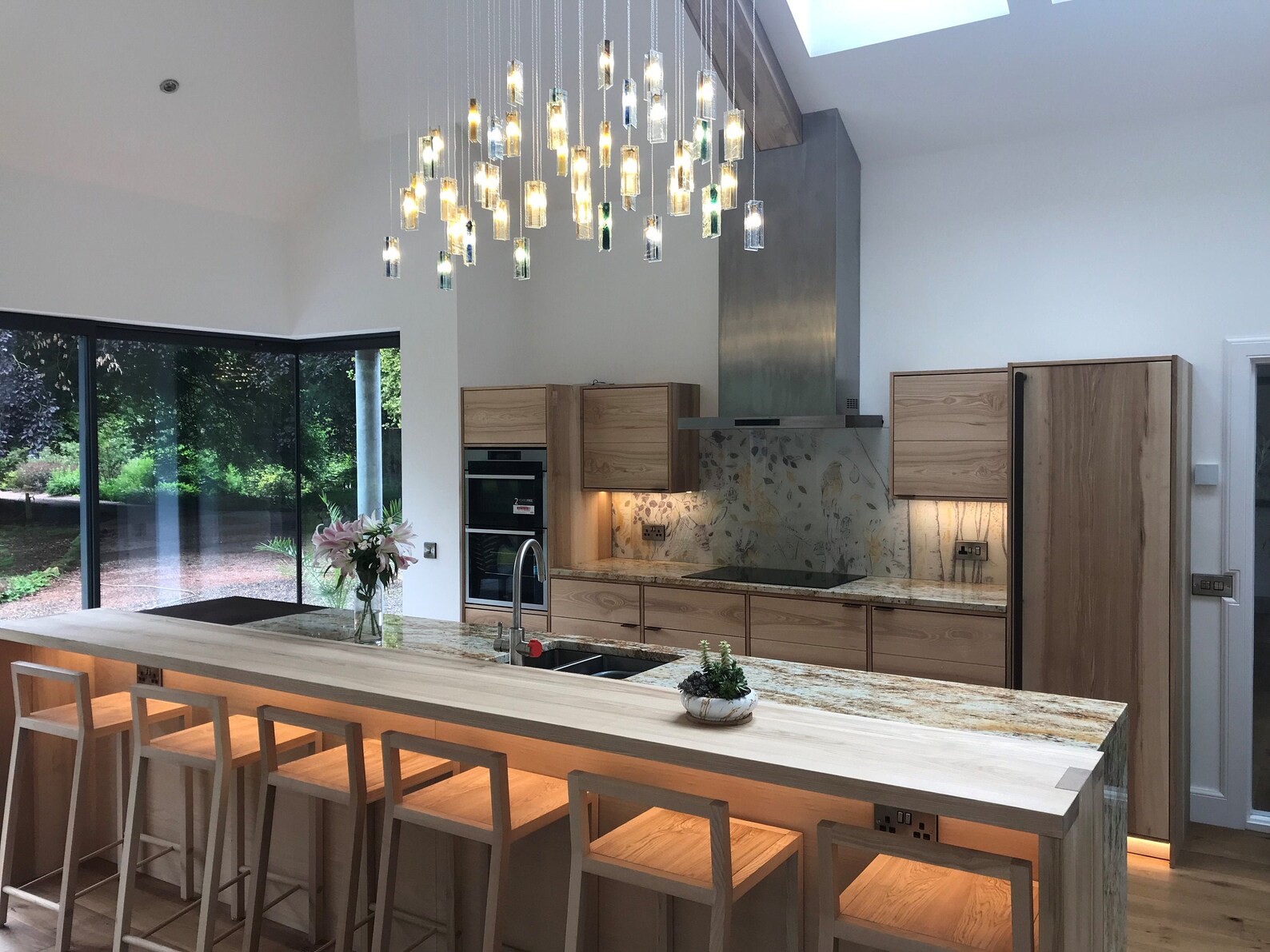 Island Lighting Glass Pendant Light for Kitchen . Blown Glass - Etsy