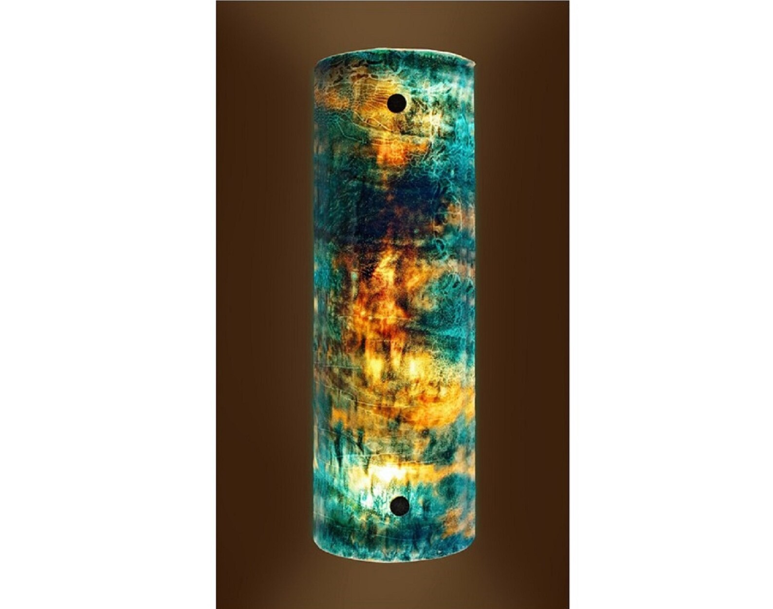 Unique Art Glass Wall Sconces Lighting. Stain Glass Panel Wall - Etsy