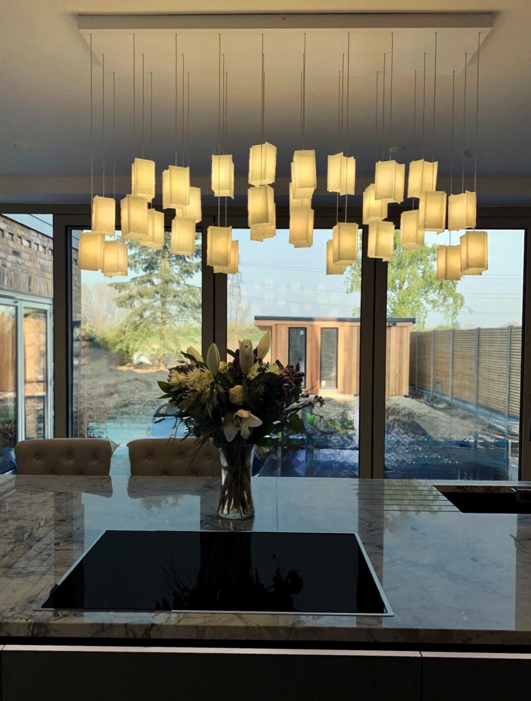 EVEREST Kitchen Lamp, Pendant Light Glass for Kitchen Décor. Glass ...