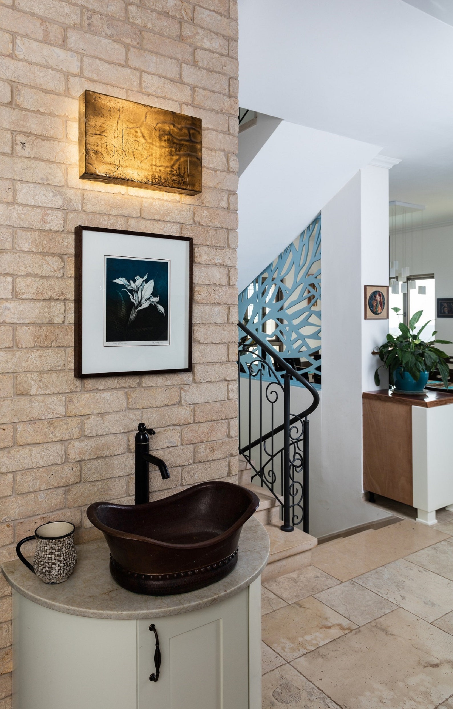 Modern Wall Décor Sconce Light Rustic yet Contemporary Fused | Etsy