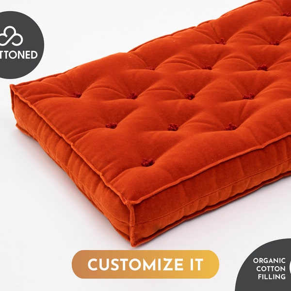 Tufted Bench Cushion - Etsy