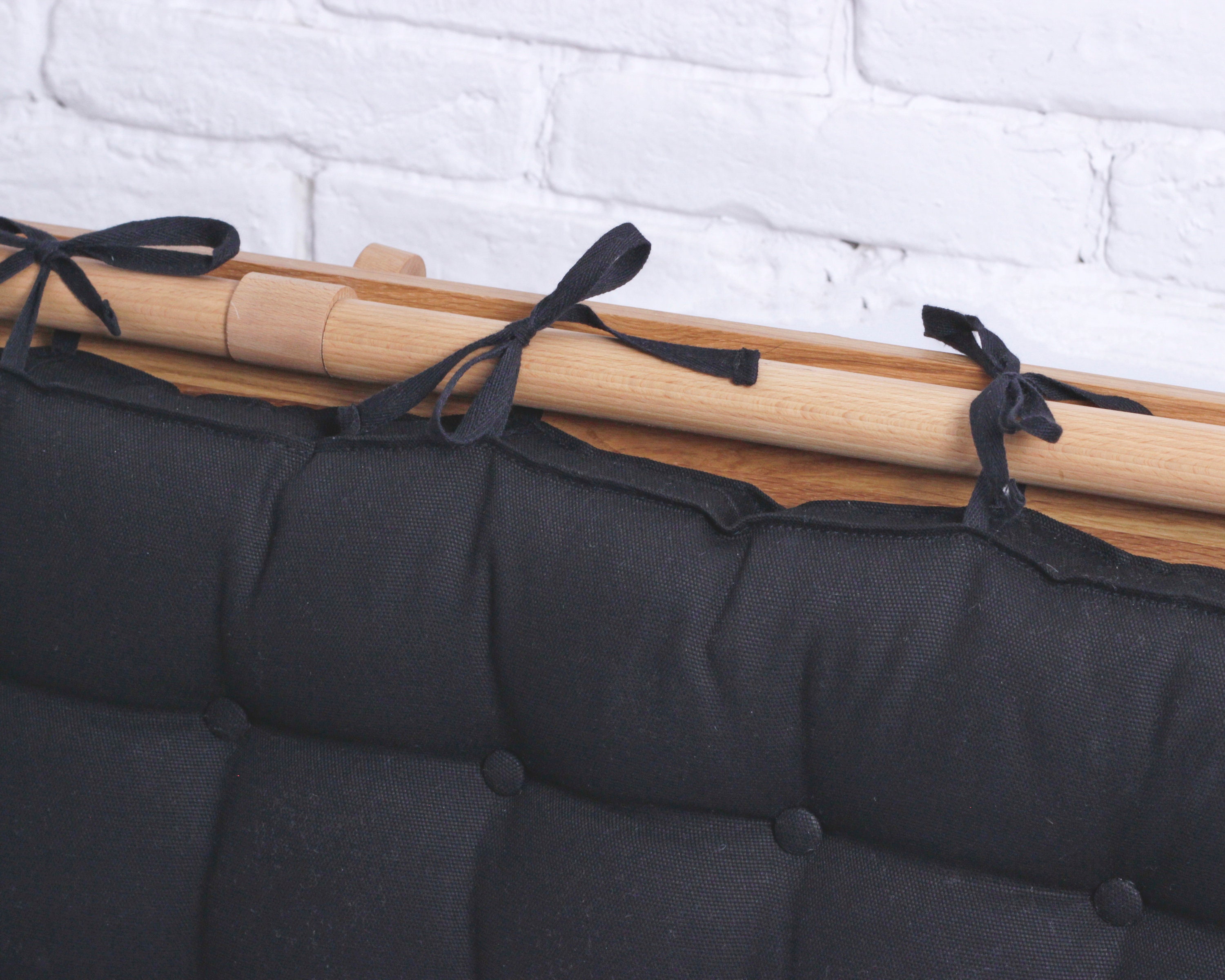 Custom Organic Cotton Headboard Cushion | Tufted | Customizable - Size ...
