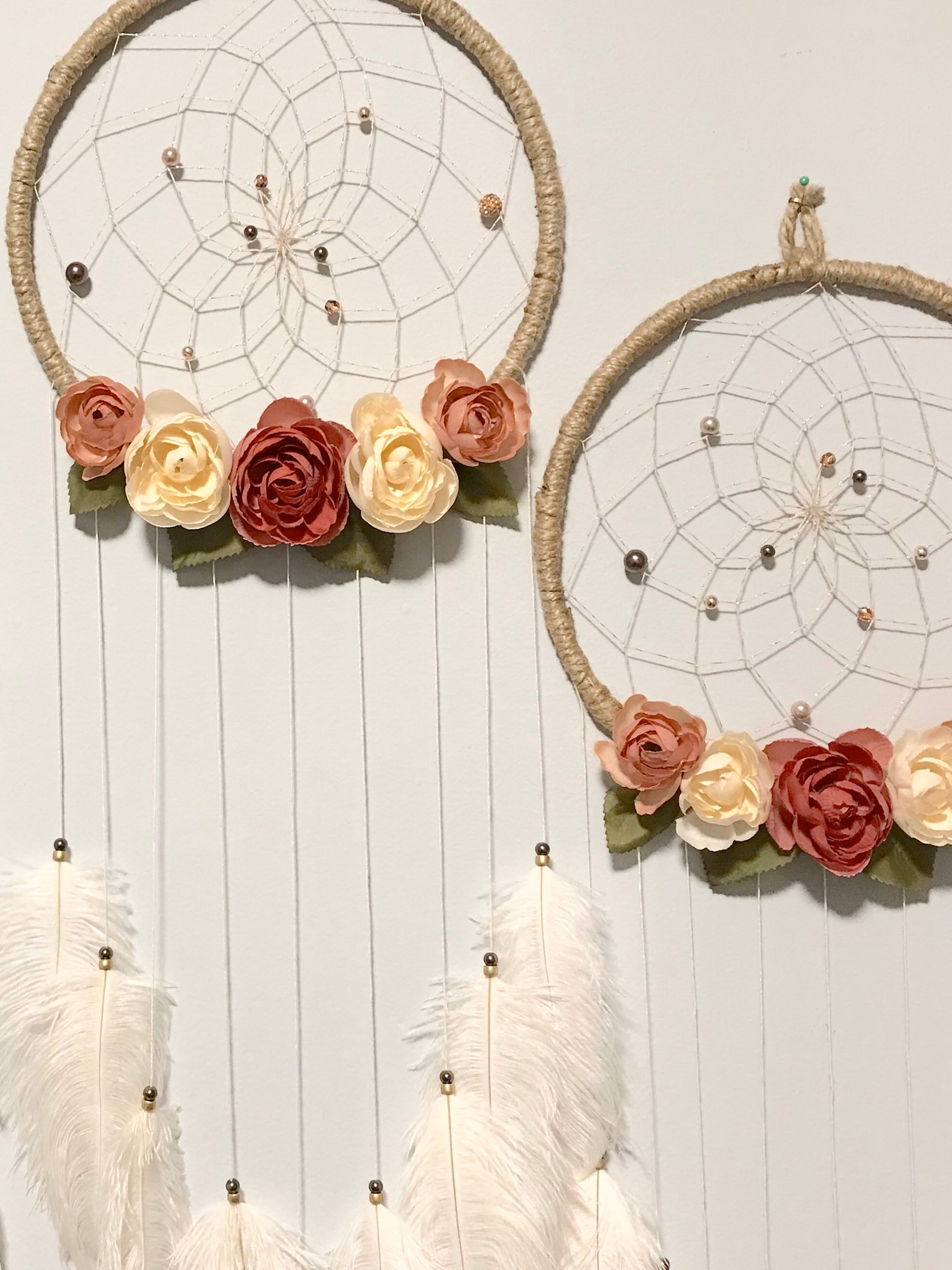 Dream Catcher Floral Dream Catcher Gifts Wedding Gift Etsy dream-catcher-floral-dream-catcher-gifts-wedding-gift-etsy