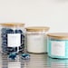 Extra Large Wide Mouth Glass Kitchen Storage Jar With White Waterproof ...