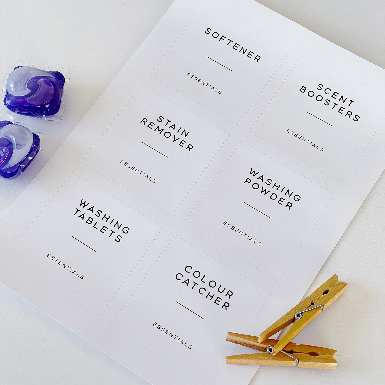 8cm X 8cm Square White Minimalist Custom Labels Waterproof | Etsy UK