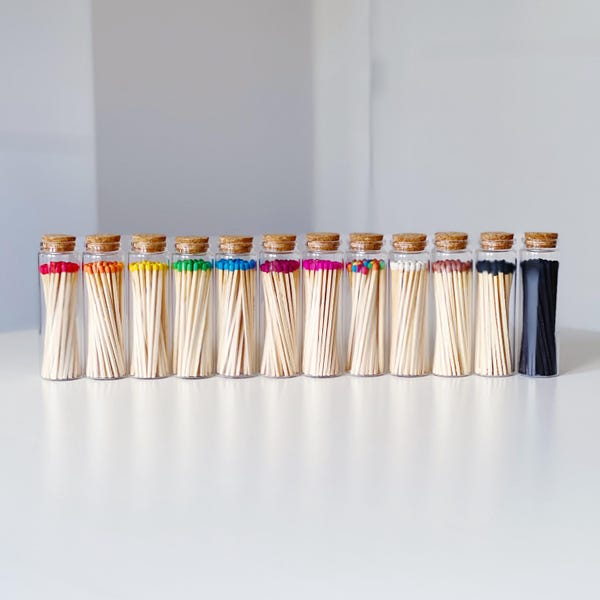 Coloured Matches - Etsy UK