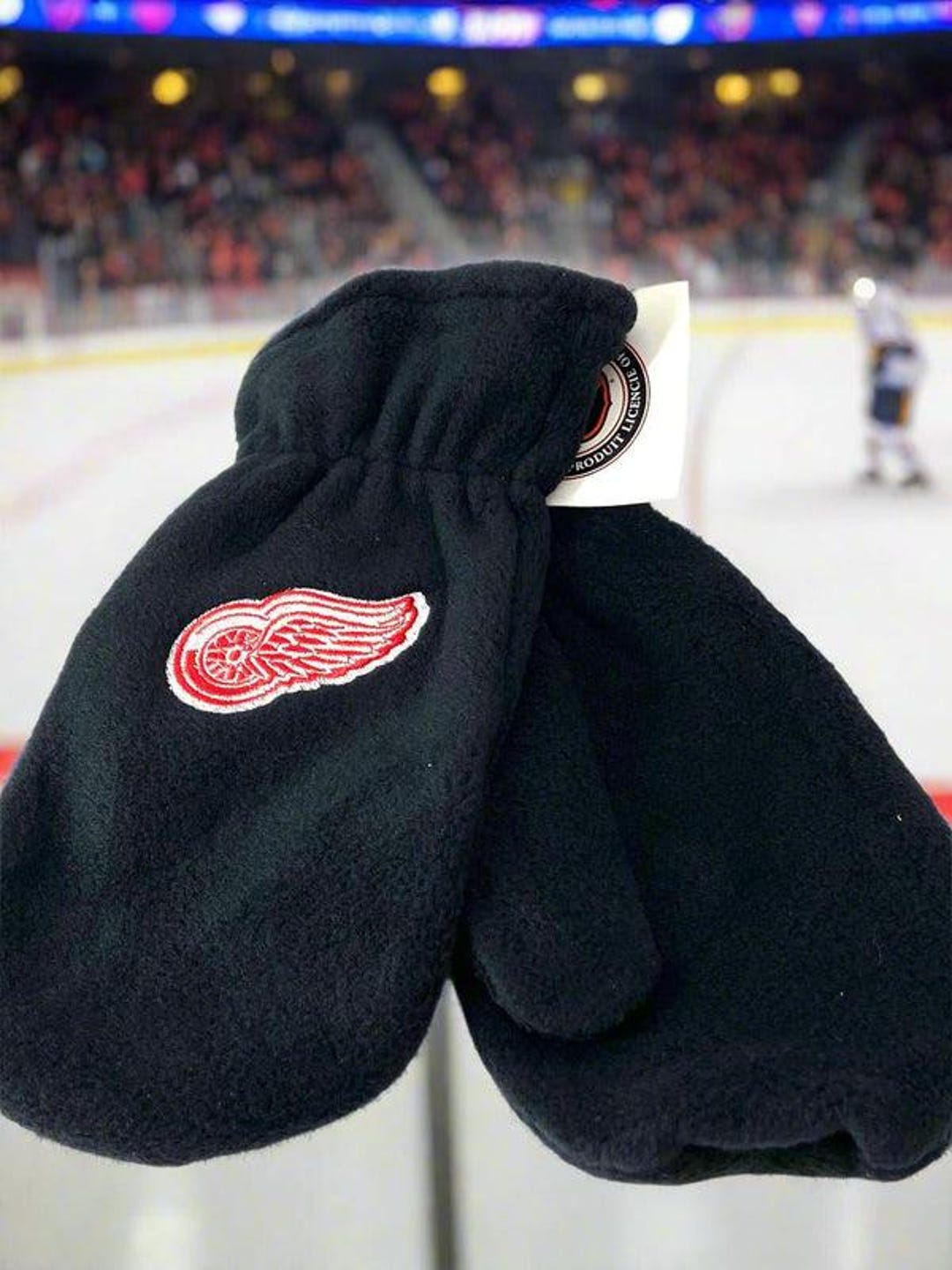 Detroit Red Wings Vintage Late '90s NHL Adult Fleece NOS Mittens - Etsy