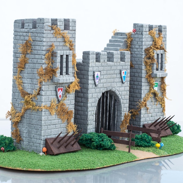 28mm Castle Scenery - Etsy