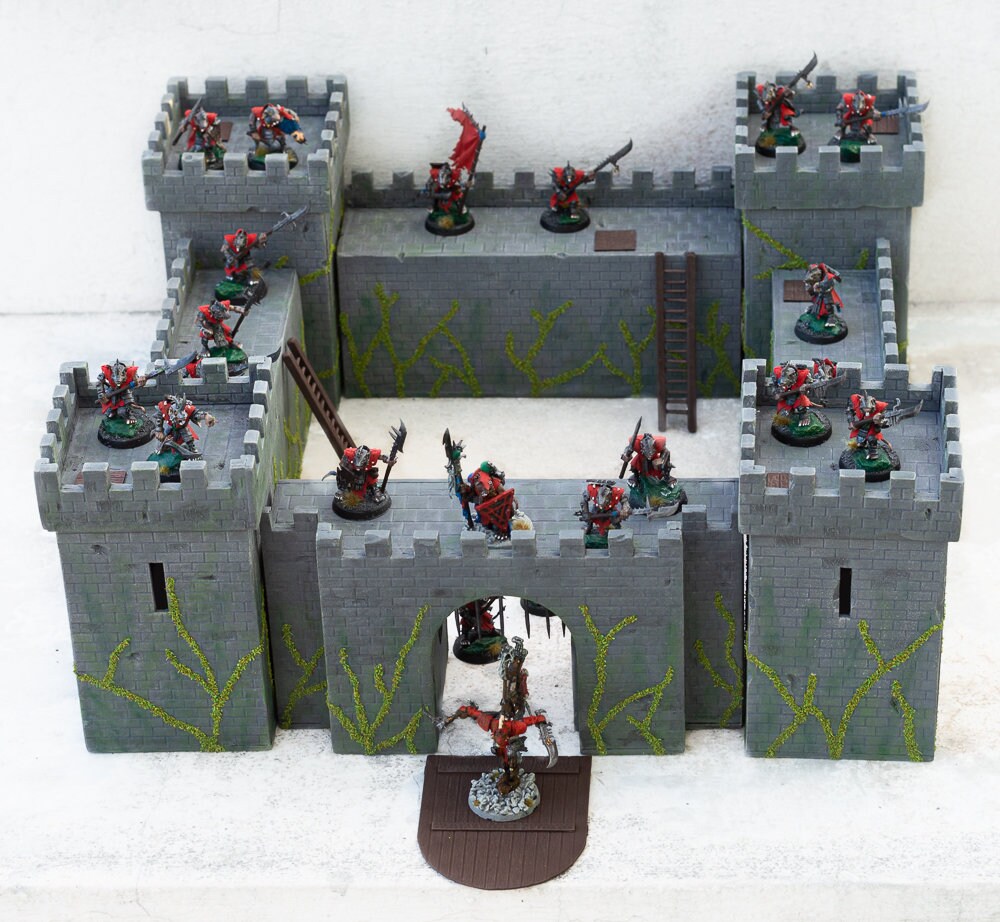 Miniature Toys DnD Floor Lamp Set Castle Village Terrain Fantasy ...